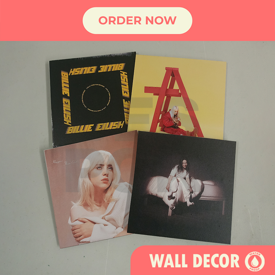 Billie Eilish Modern Waterproof Phototile Display Album Cover Sintra ...