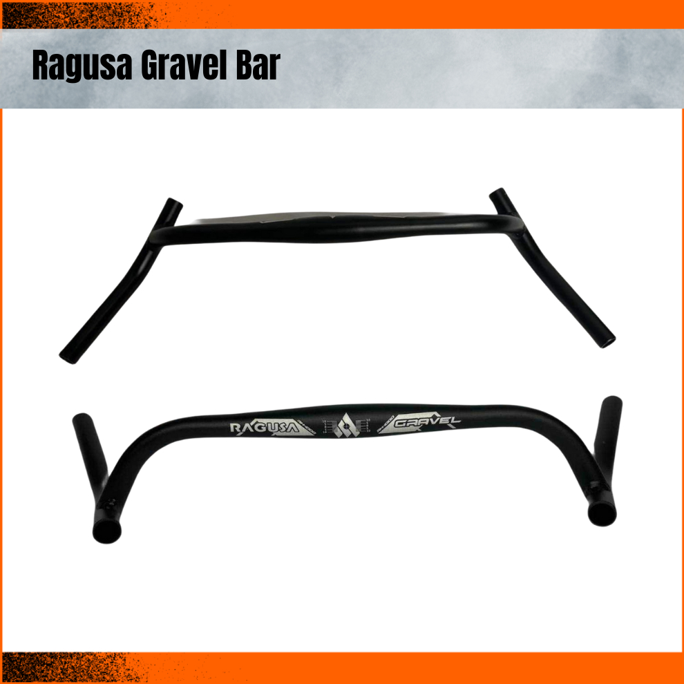 Ragusa Aluminum Gravel Bar 31.8mm Clamping for Bicycle Handlebars ...