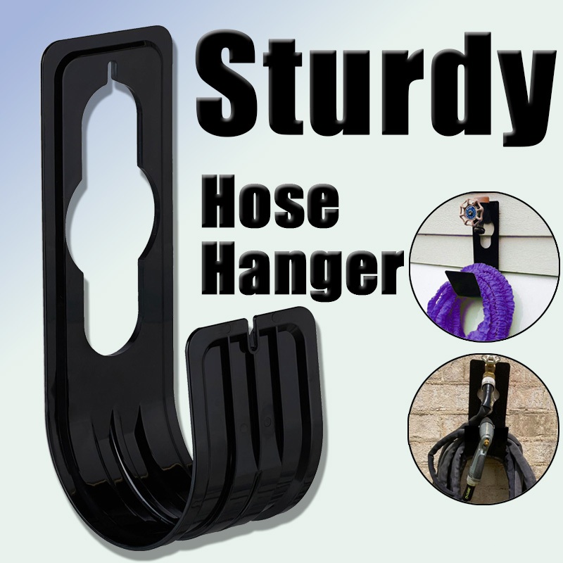 Garden Hose Hanger Wall Mounted Sturdy Hose Pipe Storage Holder High ...