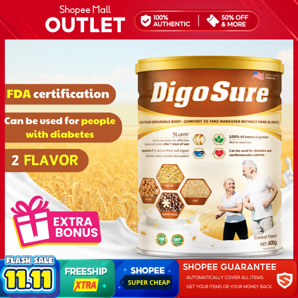 DIGOSURE MILK [AUTHENTIC 100%] - [2 FLAVOR] Milk For Bones And Joints ...