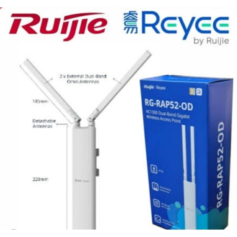 RG-RAP52-OD, Reyee Wi-Fi 5 AC1300 Dual-Band Outdoor Access Point | Shopee Malaysia