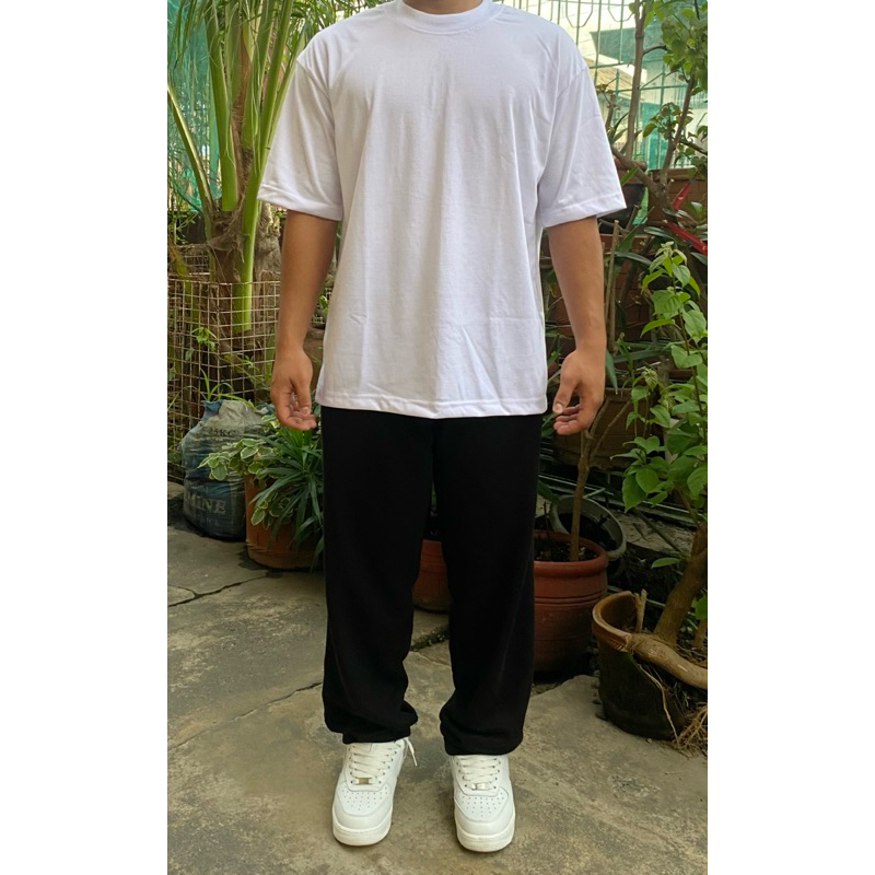 PLAIN WHITE TEE | LOCAL DROPS | BOXY FIT | Shopee Malaysia