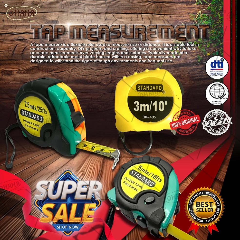 OHAHA TAPE MEASURE FOR HOME CONSTRUCTIONING AND OUTDOOR FIXTURES ...