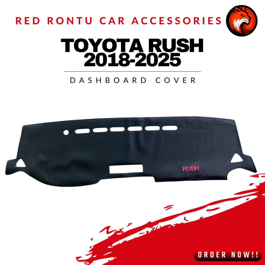 TOYOTA RUSH 2018-2025 LEATHER DASHBOARD COVER | Shopee Malaysia
