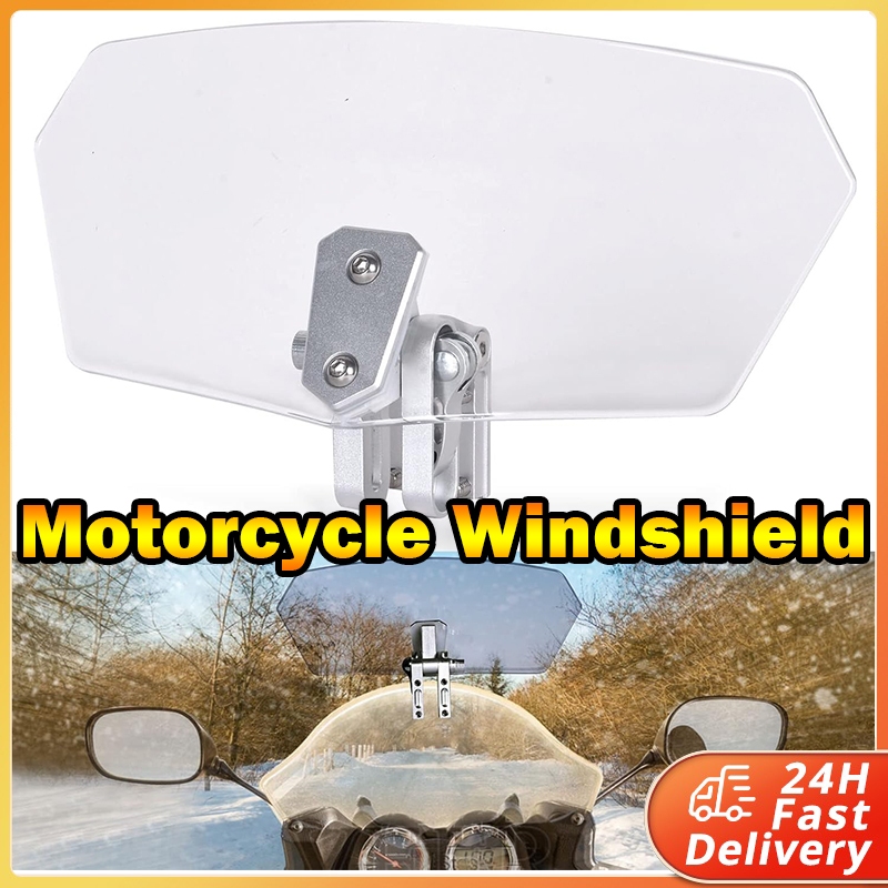 Adjustable Motorcycle Windshield Extension, Universal Motorcycle ...