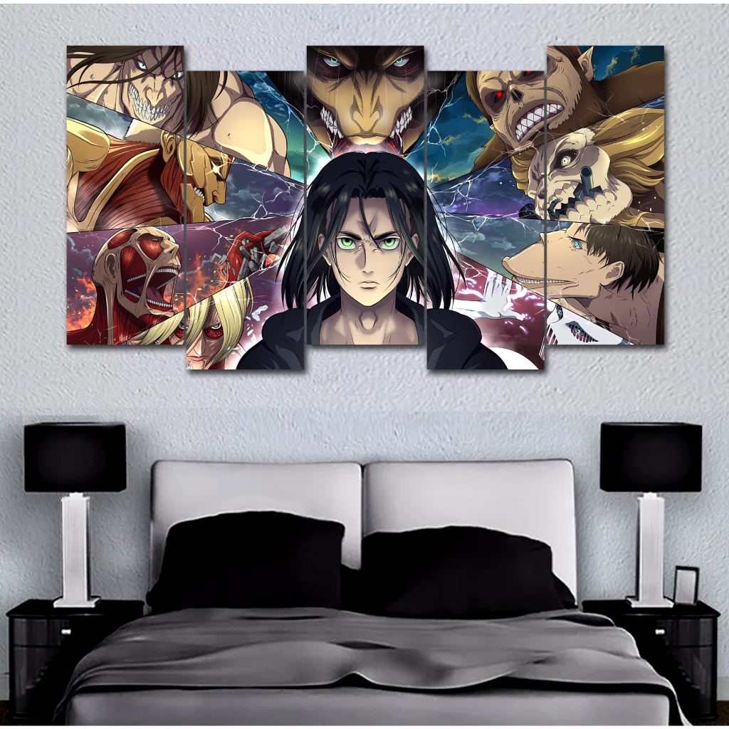 Anime AOT Attack on Titan Sintra board Wall art Decor Customized ...