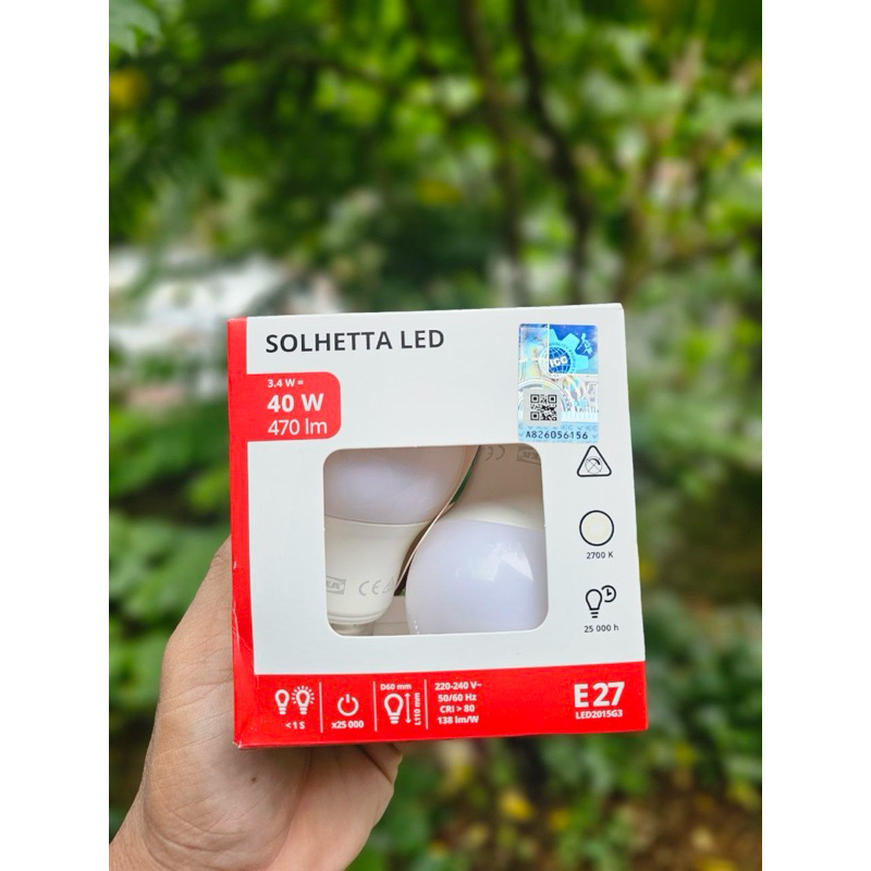 IKEA LED BULB, e27 806 Lumen/2 pieces | Shopee Malaysia