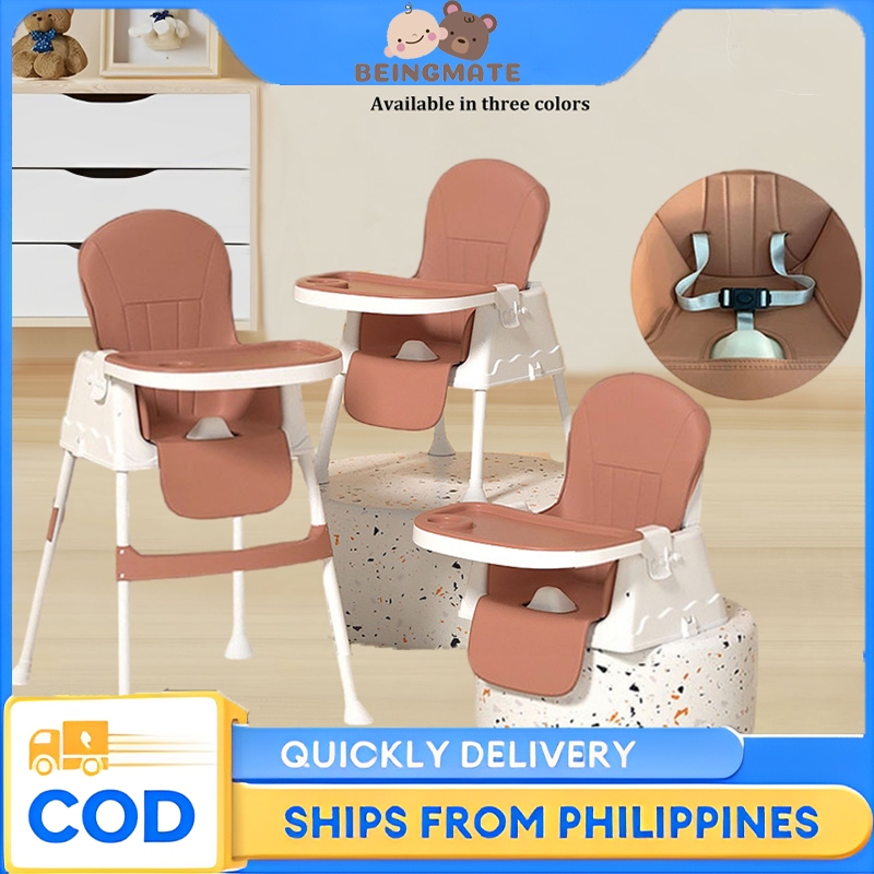BEINGMATE HighChairBabyFeeding Foldable, Adjustable Backrest Universal ...