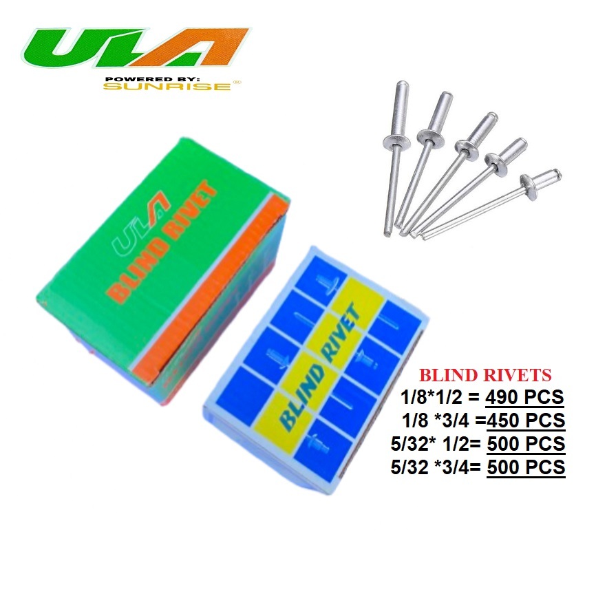 Aluminum Blind Rivets Sold Per Box | Shopee Malaysia