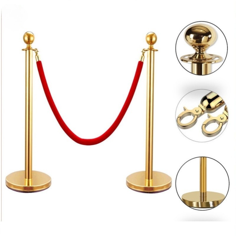 Stanchion Post Set Railing Stand Crowd Control Barrier Events Hotel ...