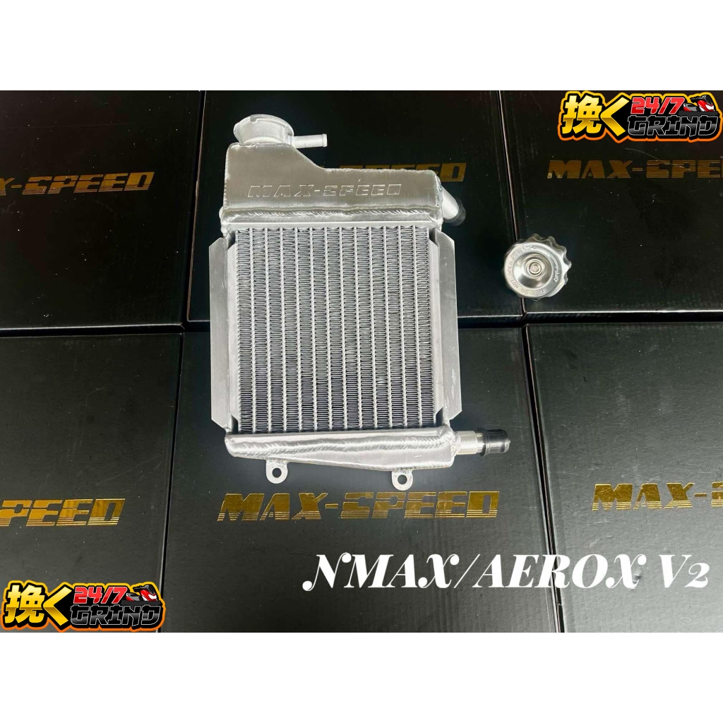 Radiator 2 Rows For Yamaha Nmax v2 / Aerox v2 Made in MAX SPEED ...