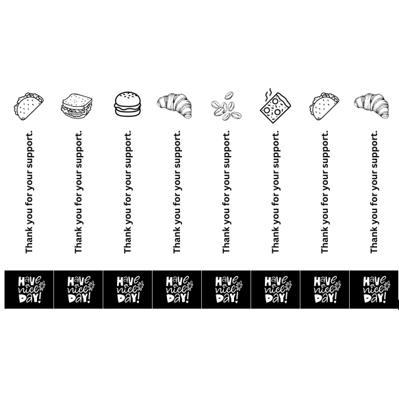 Milk tea/Coffee sticker label vertical | Shopee Malaysia