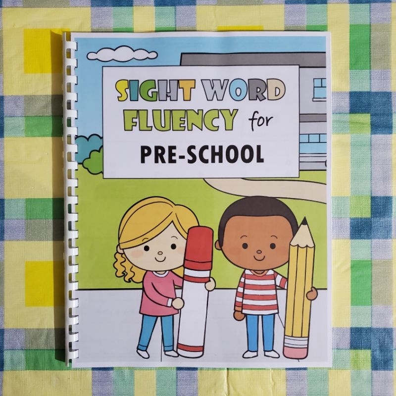 PreK Sight Word Fluency Workbook |PreK-Grade 3 | Shopee Malaysia