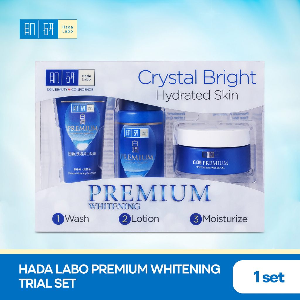 [TRAVEL KIT] Hada Labo Premium Whitening 123 Trial Set (October 01 ...