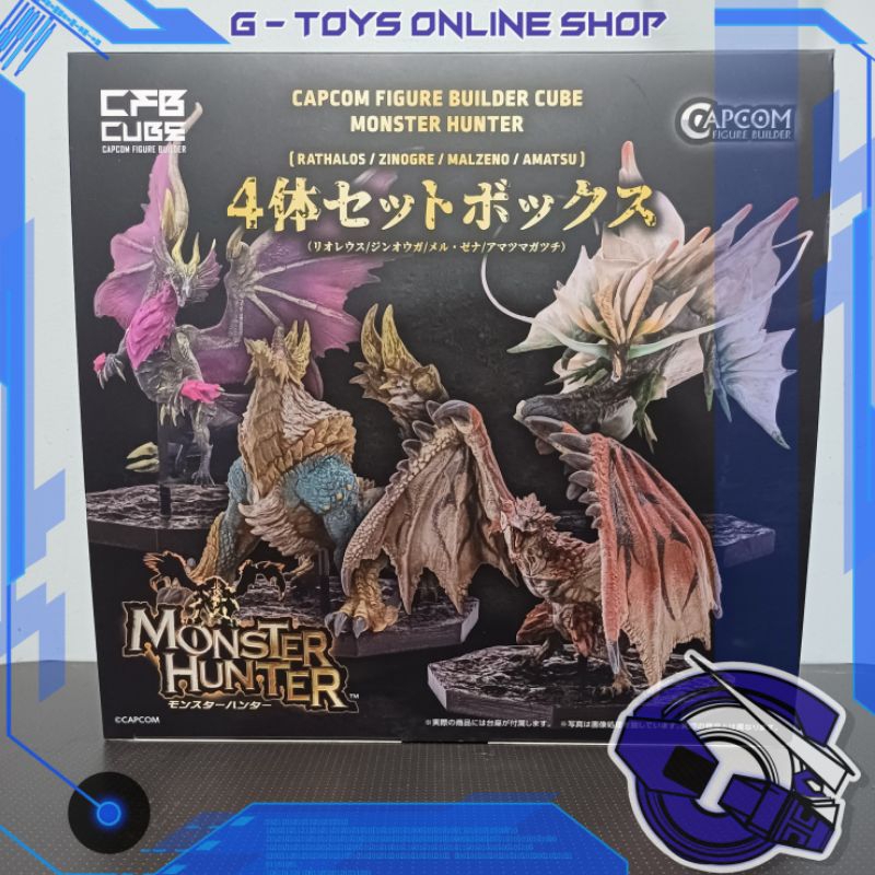 Capcom Figure Builder Cube Monster Hunter (Rathalos/Zinogre/Malzeno ...
