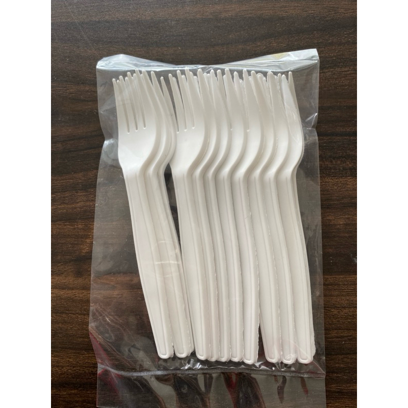 Disposable Spoon & Fork(12pcs) | Shopee Malaysia