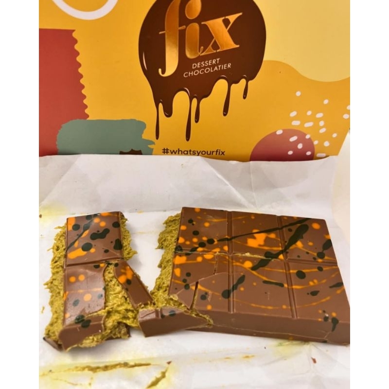 FIX MILK CHOCO DARK CHOCOLATE PISTACHIO KNAFE AUTHENTIC | Shopee Malaysia