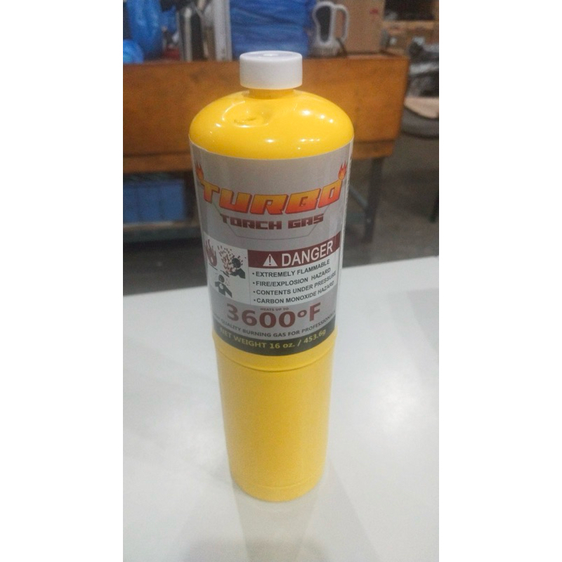 Turbo Mapp Gas 16oz Hand Torch High Brazing Performance 3600F | Shopee ...
