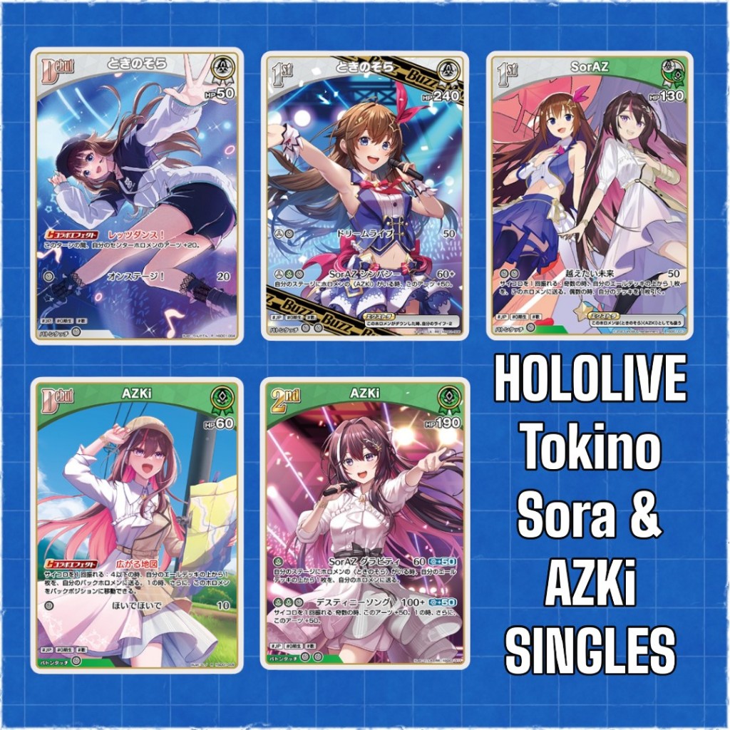 HOLOLIVE Tokino Sora & AZKi Singles Japanese Official Card Game | Shopee Malaysia