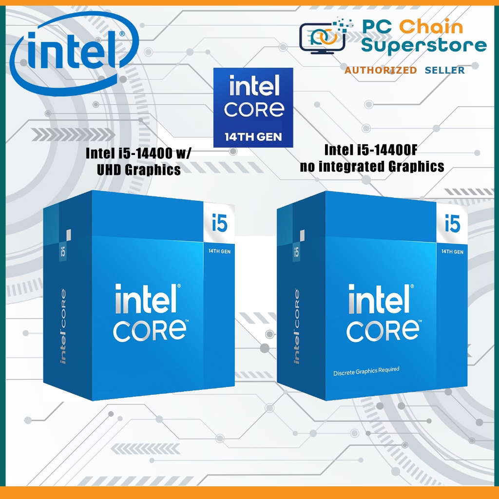 Intel Core i5-14400 / i5-14400F 14th Gen Desktop Processor 10 cores ...