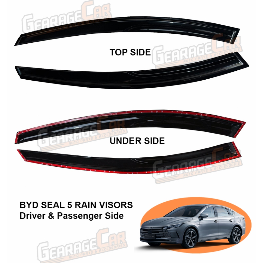 BYD SEAL 5 DM-i RAIN VISORS (Black) 2025 | Shopee Malaysia