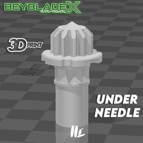 [ Beyblade X ] Under Needle 3d Printed Bit | Shopee Malaysia