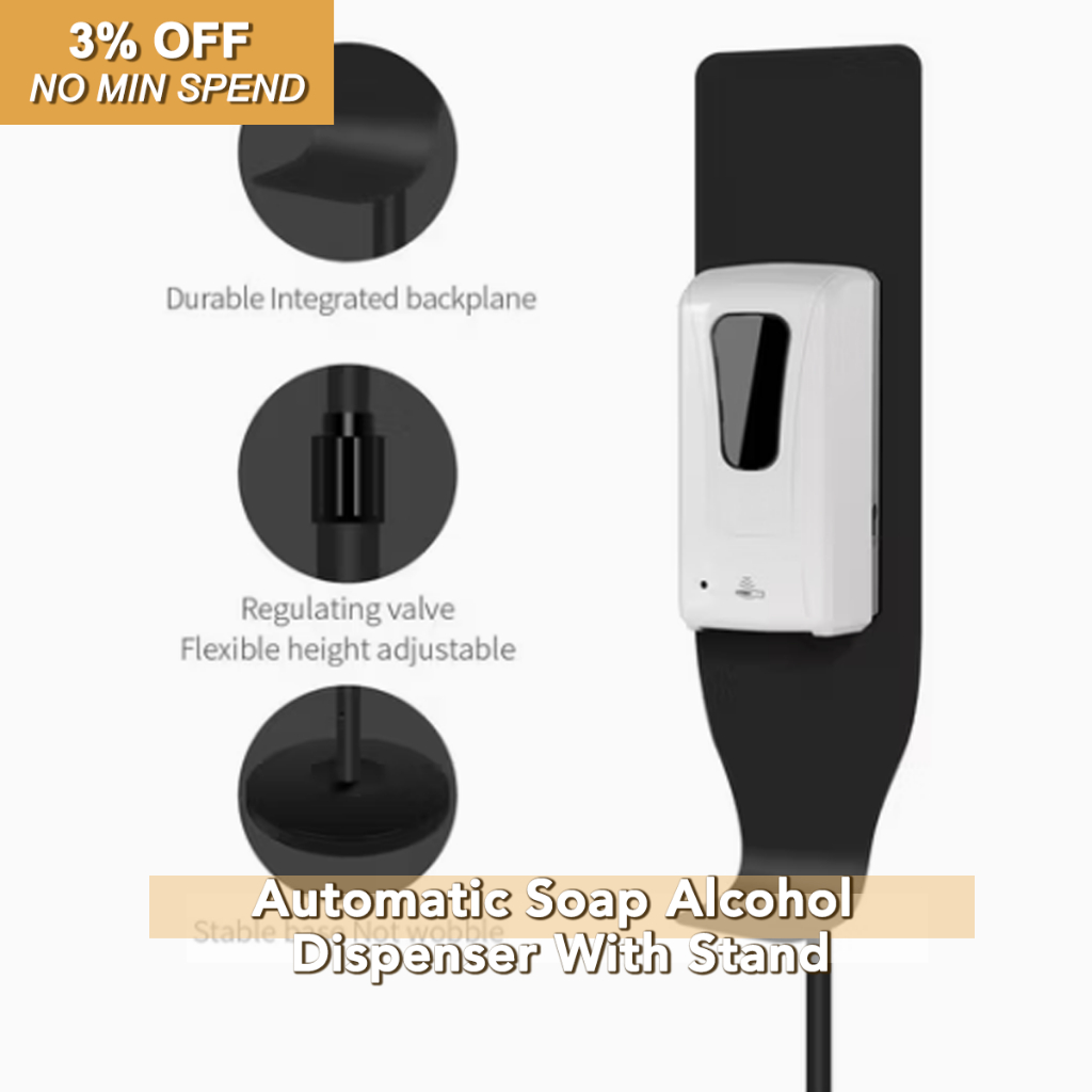 HomeIQ Automatic Soap Alcohol Dispenser With Stand 1200 ML Automatic ...