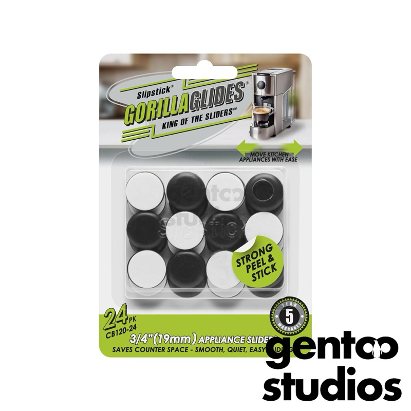 Slipstick GorillaGlides Kitchen Appliance Sliders 24 pieces per pack ...