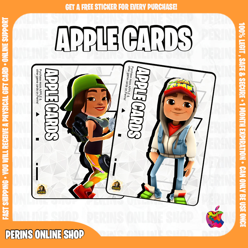 Apple Cards with free stickers! | Shopee Malaysia