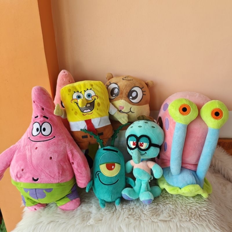 Nickelodeon spongebob patrick star gary snail stuffed toy | Shopee Malaysia