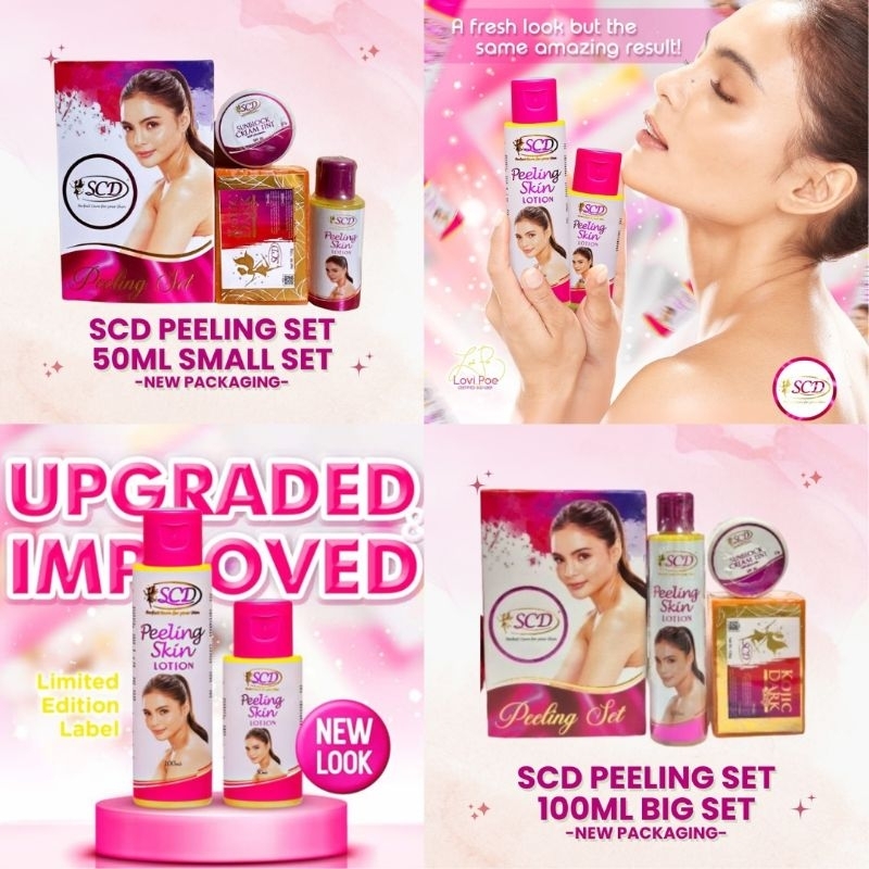 SCD PEELING SKIN LOTION SET BIG 100ML 3IN1 | Shopee Malaysia