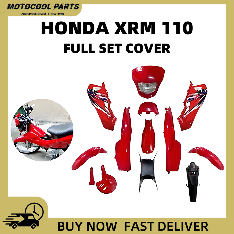 HONDA XRM 110 FULL BODY FAIRING KIT 4 COLORS | Shopee Malaysia