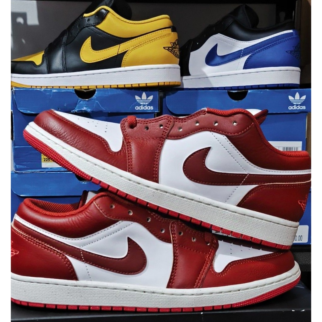AIR JORDAN 1 LOW SE DUNE RED LOBSTER SAIL | Shopee Malaysia