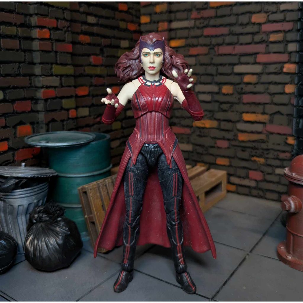 Elizabeth Olsen Scarlet Witch head sculpt for Marvel Legends 1:12 ...