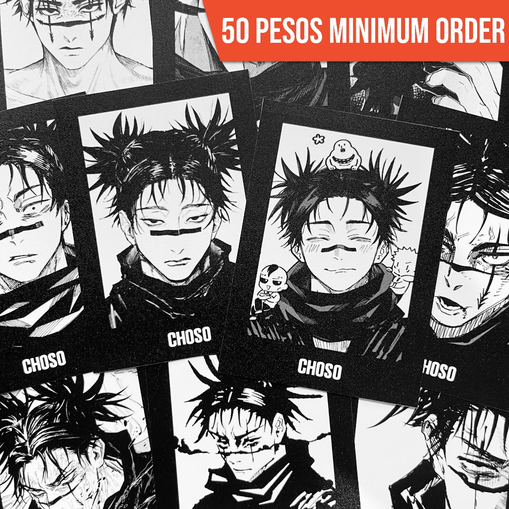 Jujutsu Kaisen Choso Anime Black Manga Photocard (Photopaper) | Shopee ...