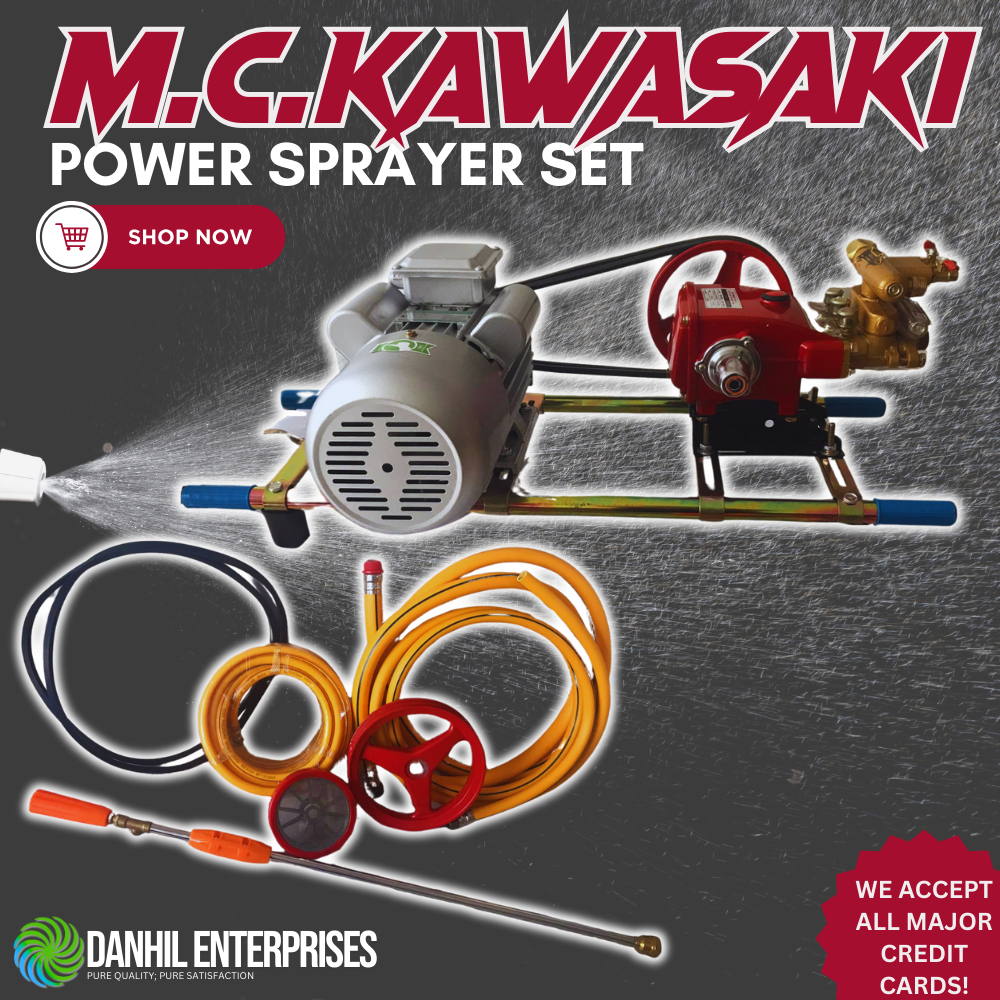M.C.KAWASAKI POWER SPRAYER WITH INDUCTION MOTOR 1.5HP SET | Shopee Malaysia