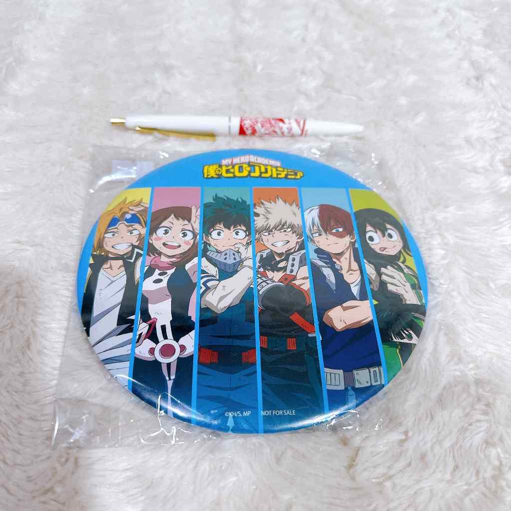 OFFICIAL My Hero Academia MHA BNHA Boku No Can Badge Frame Bakugo Deku ...
