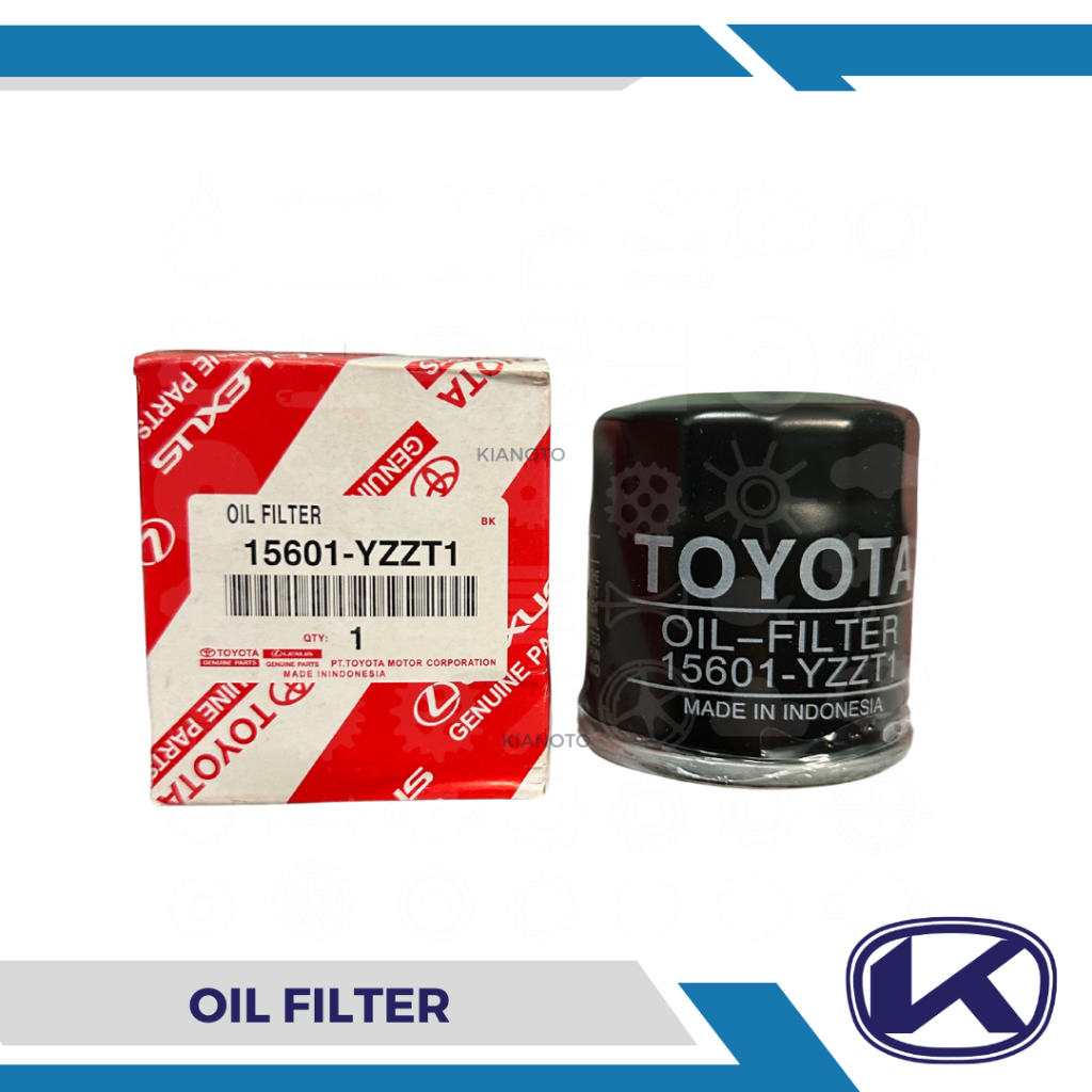 Toyota Oil Filter 15601-YZZT1 for Toyota Yaris Cross/ Raize/ Wigo and ...