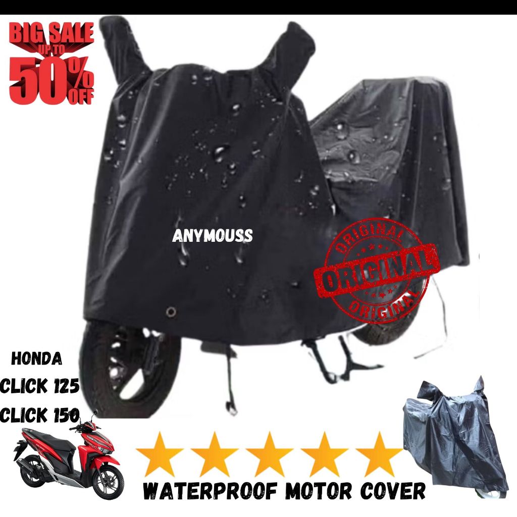 HONDA CLICK 150i & 125i MOTOR COVER WATERPROOF / HONDA CLICK 125/150 ...