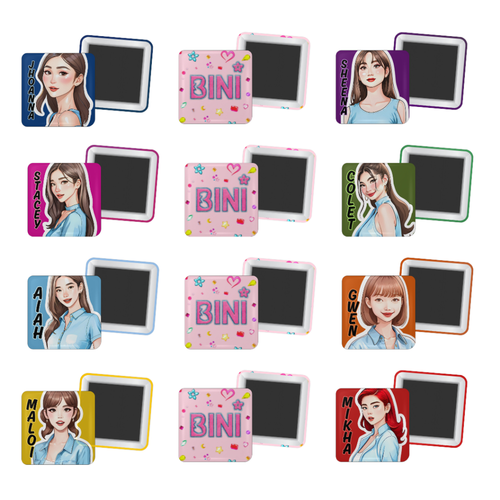 BINI BLUE DENIM REF MAGNET | WATERPROOF | LAMINATED | FADE RESISTANT ...