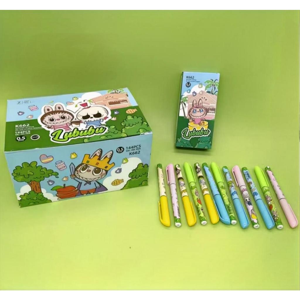 LABUBU gel pen sign pen 0.5mm signpen 12PCS | Shopee Malaysia
