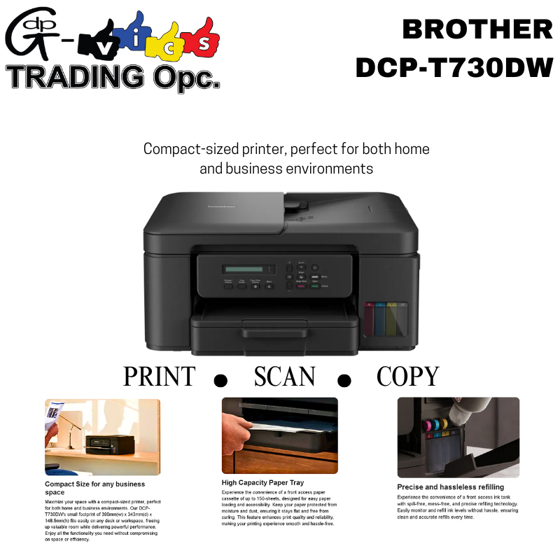 Brother DCP-T730DW Ink Tank Printer | Shopee Malaysia