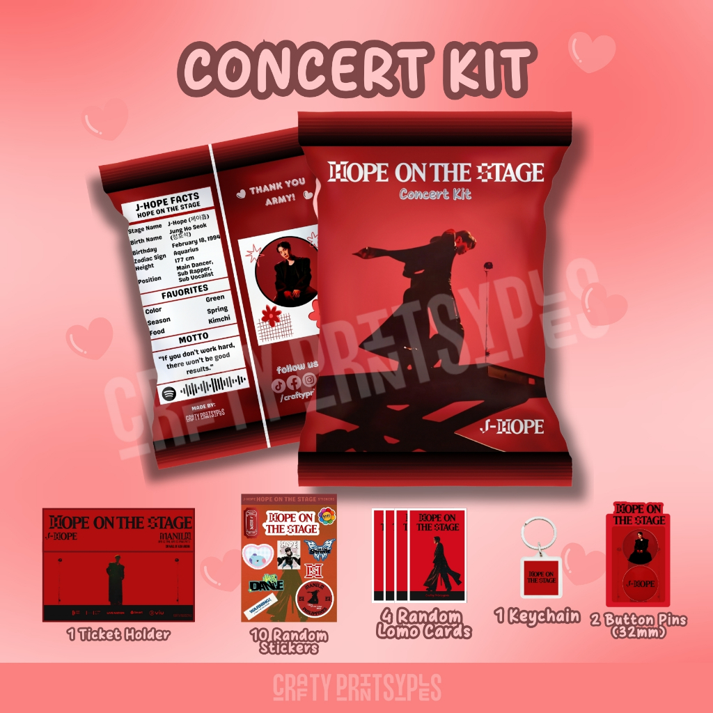 Jhope Hope on the Stage in Manila Concert Kit | Shopee Malaysia