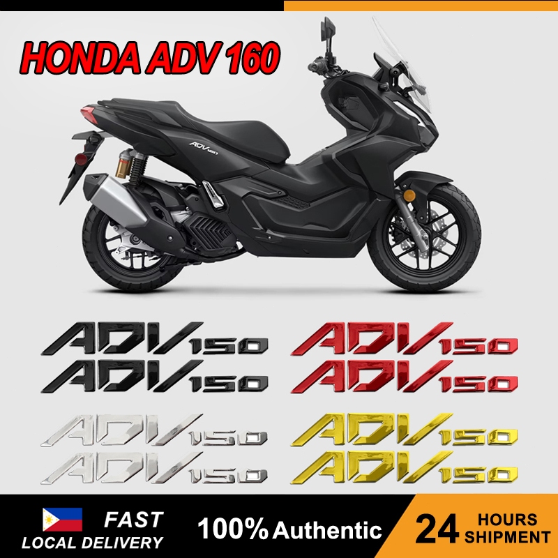 Honda adv 160 emblem logo for motorcycle decorative side body gold left ...