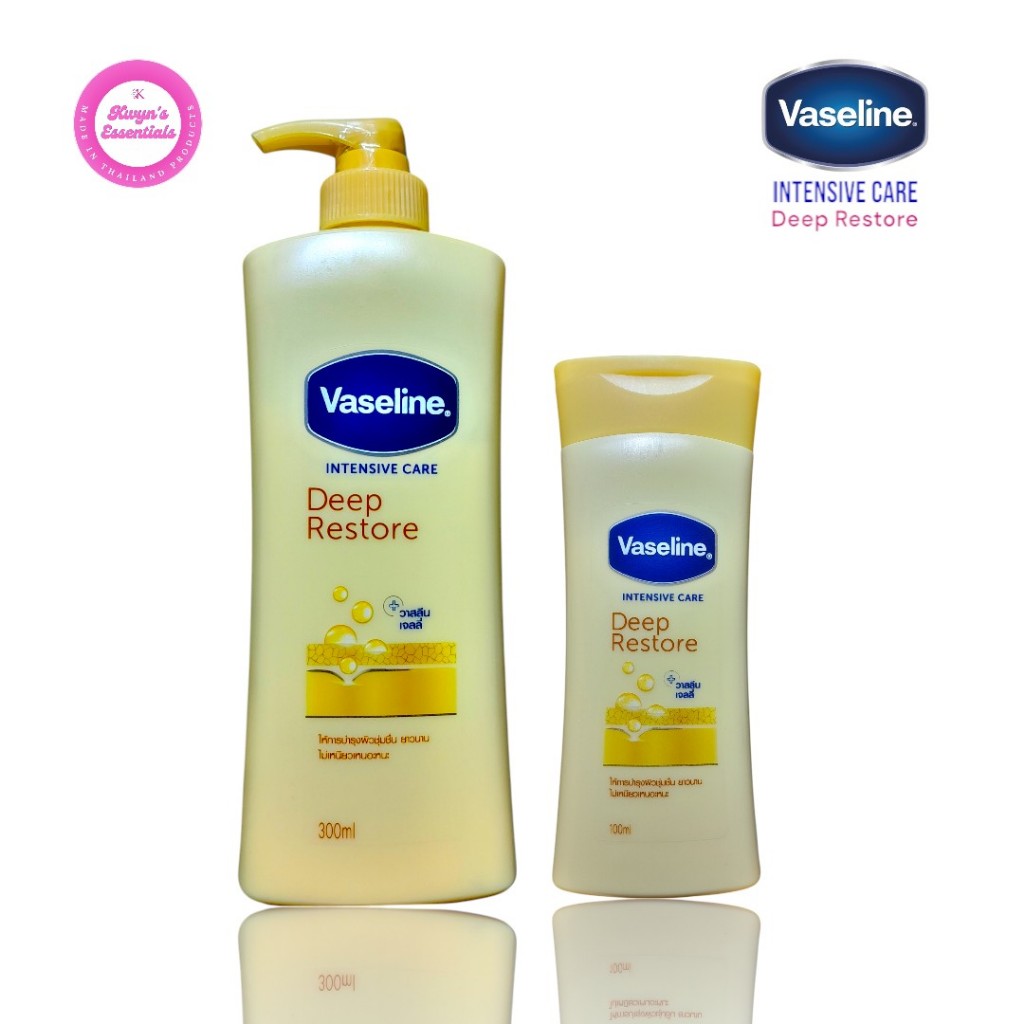 Vaseline Intensive Care Deep Restore Lotion / Vaseline Hand and Body Lotion 100ml 300ml ...