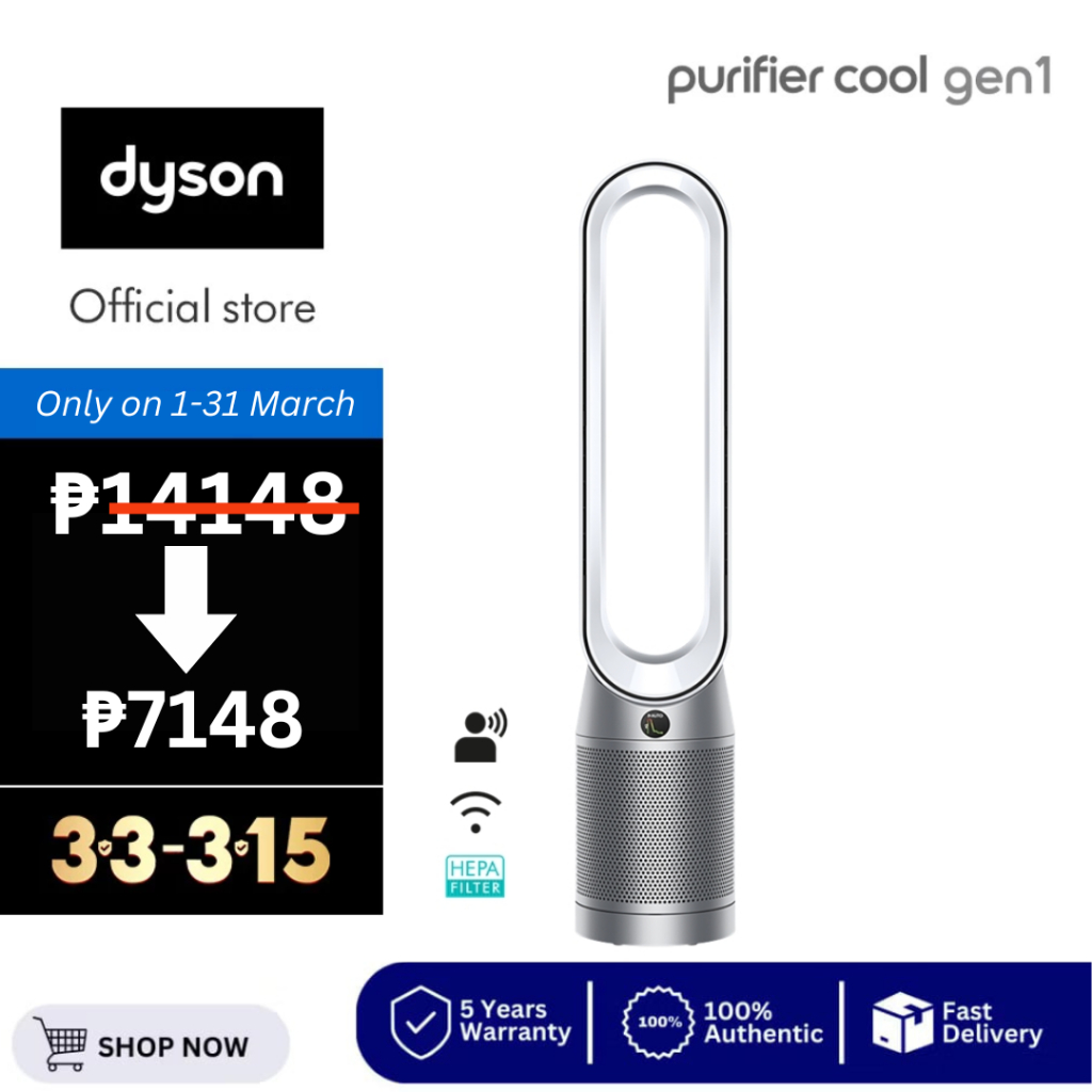 Dyson Purifier Cool TM Gen1 Air Purifier TP10 (White) | Shopee Malaysia