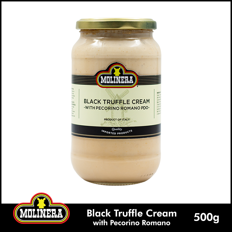 Molinera Black Truffle Cream with Pecorino Romano 500g | Shopee Malaysia