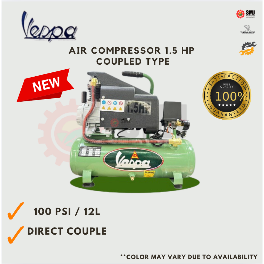 NEW! Vespa Air Compressor 1.5HP 2HP Direct Couple | Shopee Malaysia