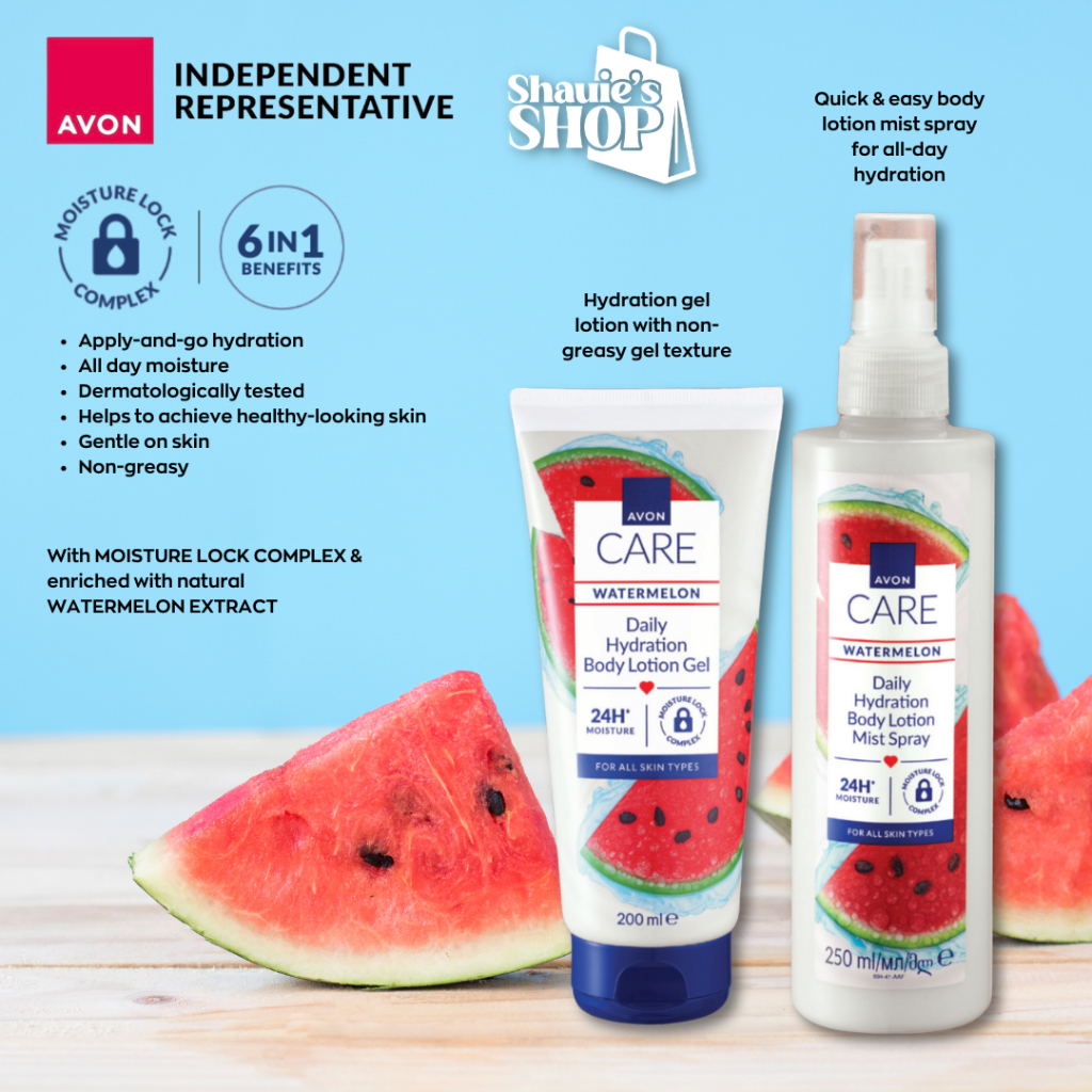 AVON Care Watermelon Daily Hydration ( Body Lotion Gel - 200 mL ...