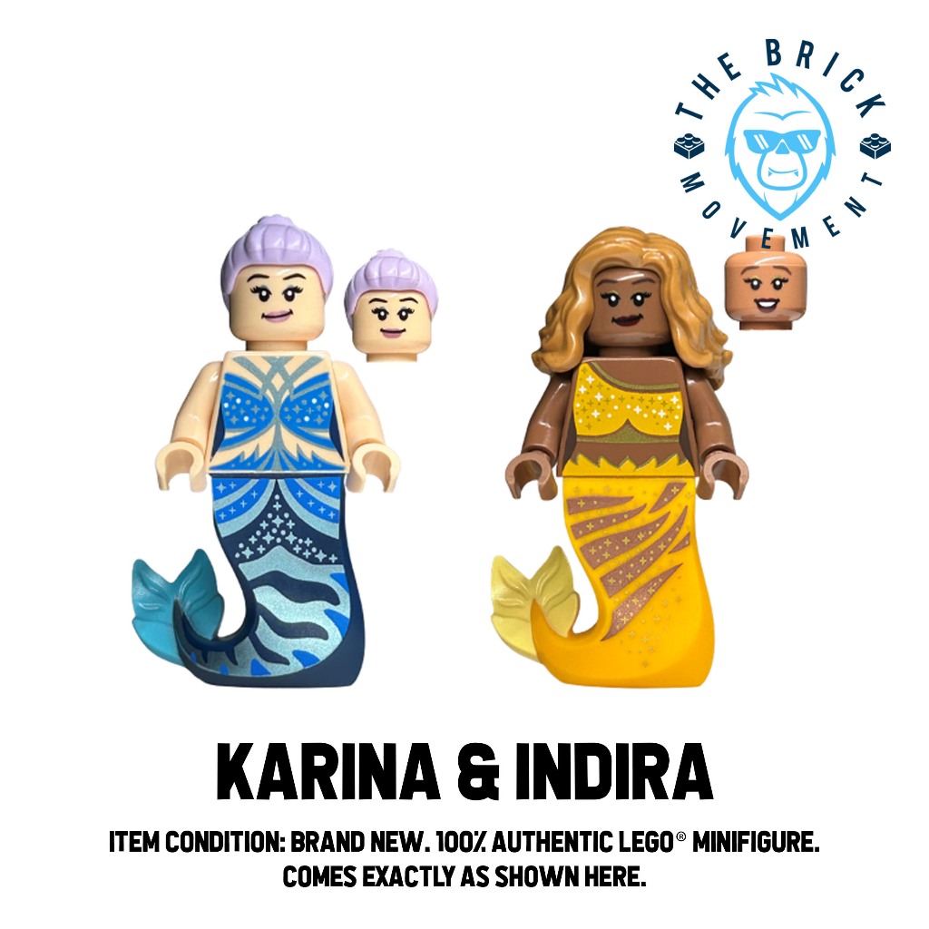 DISNEY The Little Mermaid Karina & Indira Minifigure Lot | Shopee Malaysia